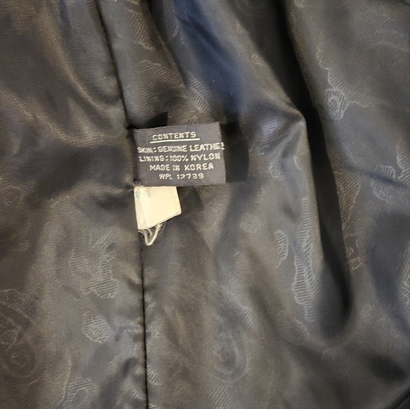 John Weitz | Jackets & Coats | Vintage John Weitz Black Leather Coat ...